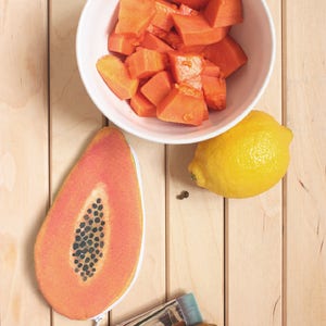 Papaya: Vanity Case Papaya, Bag for Cosmetics, Change Purse Papaya ...