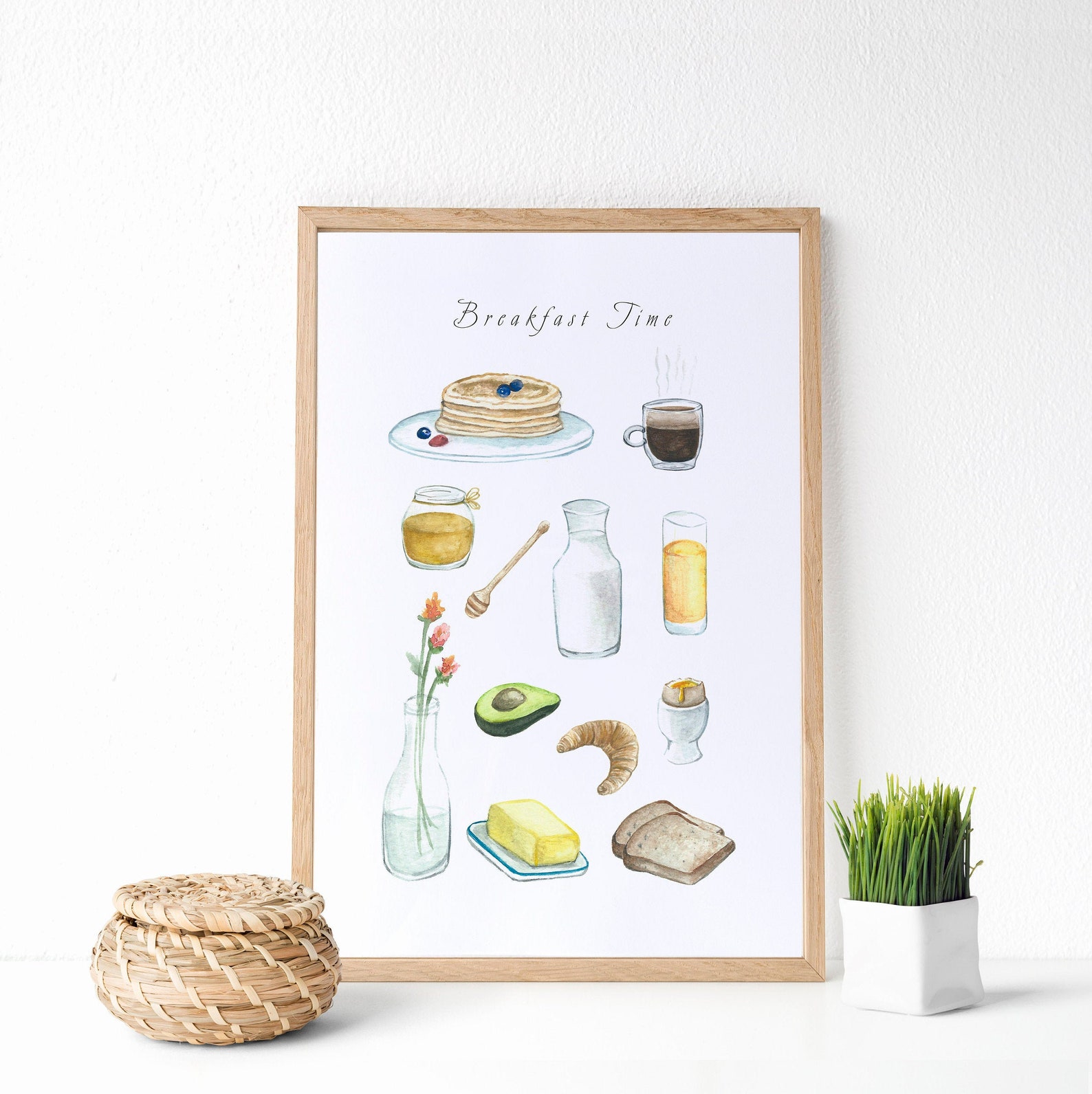 Food Poster Food Print Kitchen Decoration Food Art Print - Etsy