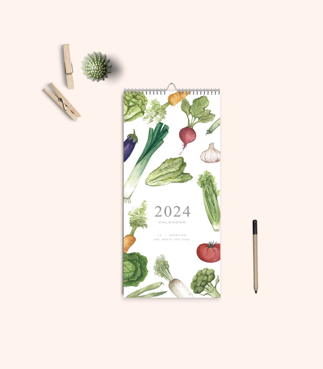 Wall Calendar 2024, Planner 2024, 2024 Calendar, Kitchen Calendar 2024 ...