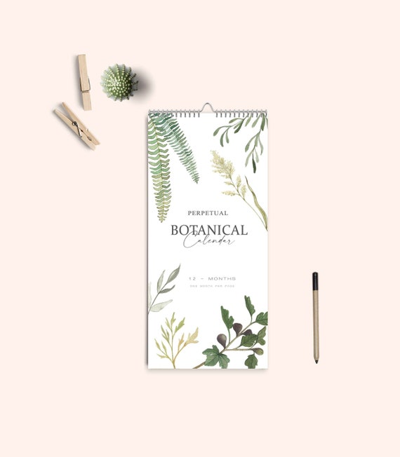 Perpetual Birthday Calendar Perpetual Wall Calendar - Etsy