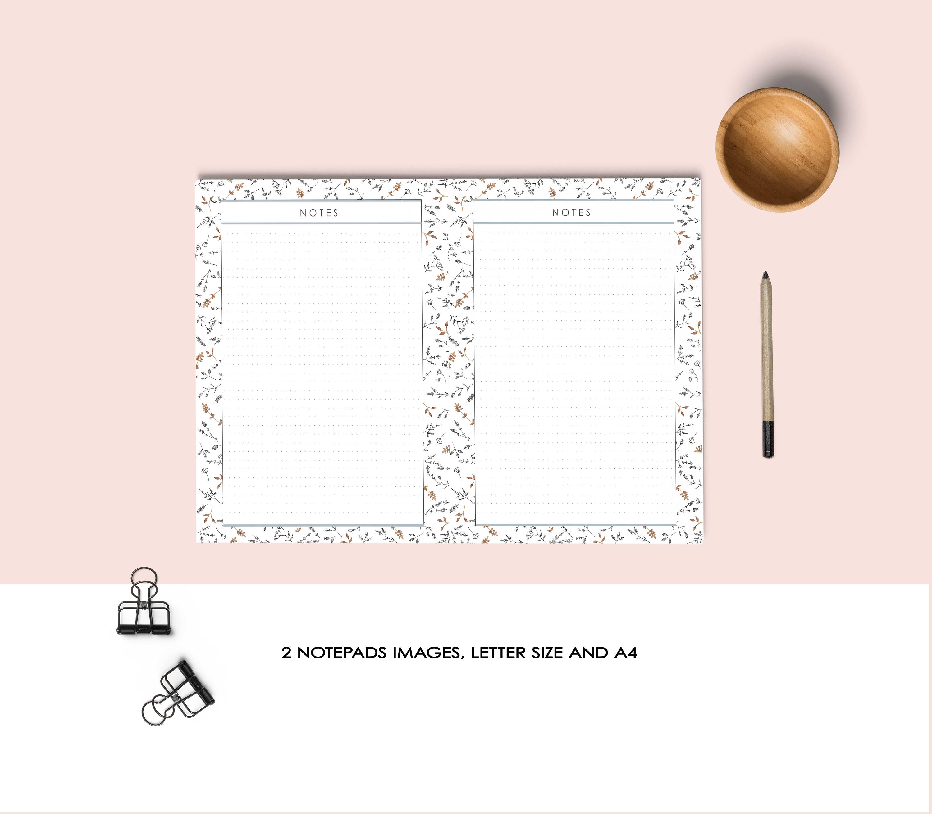 NOTES PAGE . Printable Notepad Planner Inserts to Do List - Etsy
