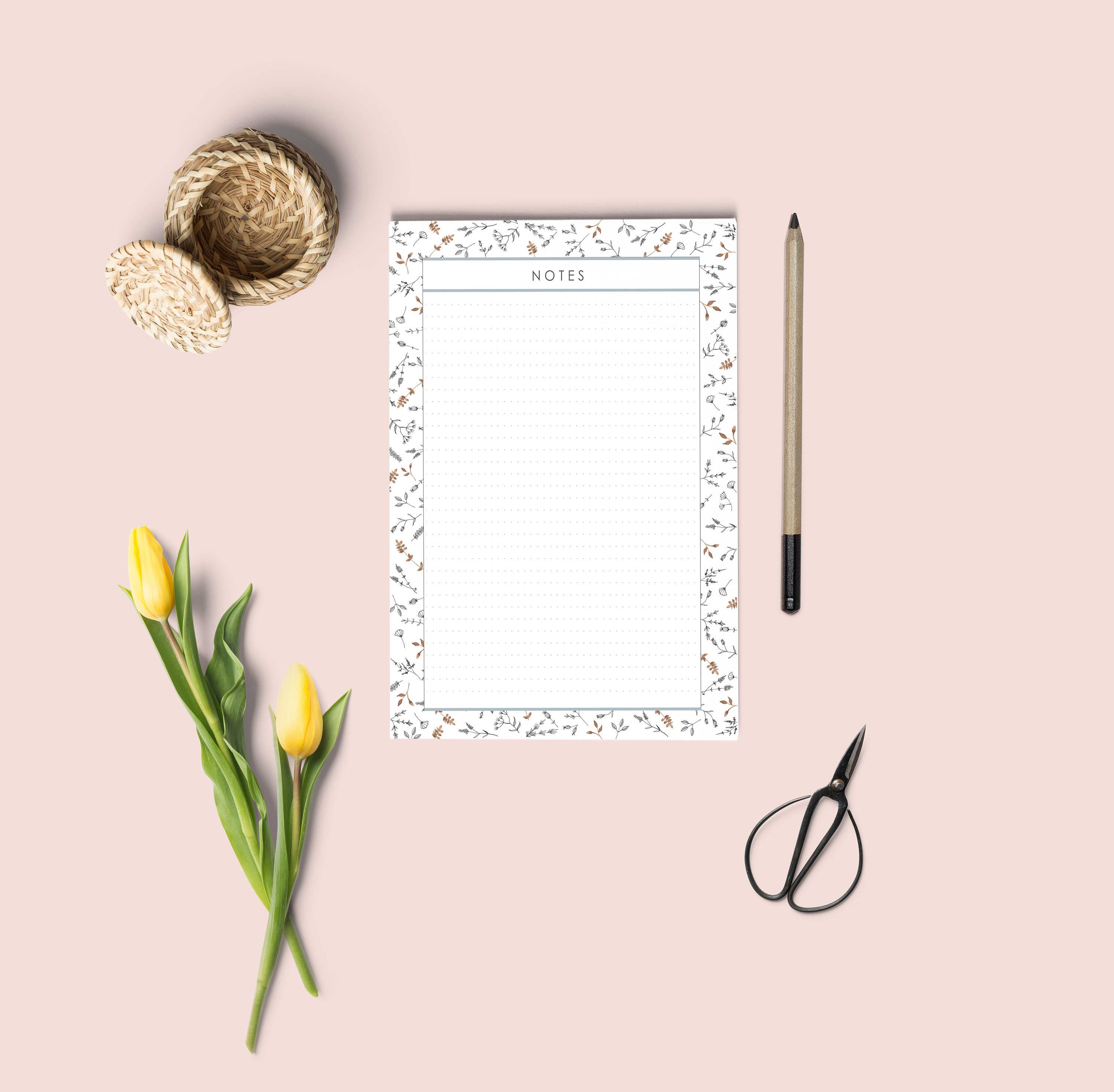 NOTES PAGE . Printable Notepad Planner Inserts to Do List - Etsy