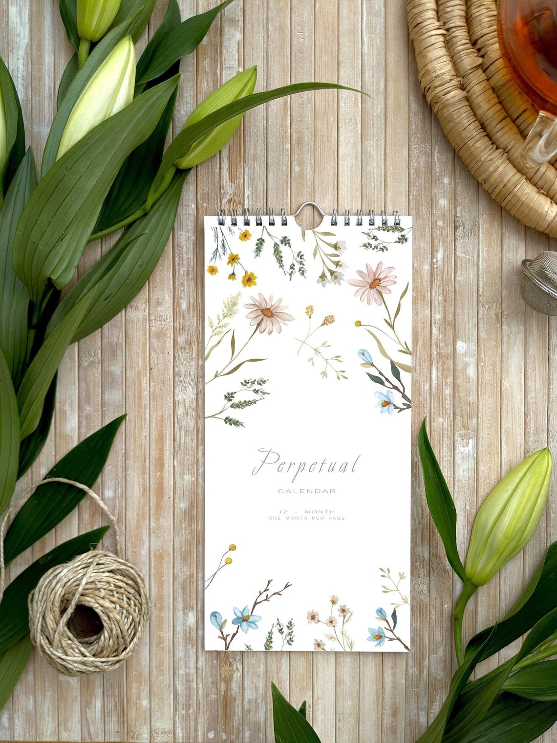 Perpetual Birthday Calendar Perpetual Wall Calendar - Etsy