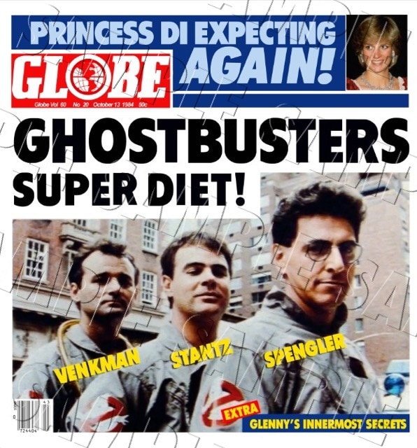 Ghostbusters GLOBE Newspaper Cover - Etsy