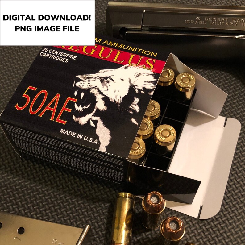 Resident Evil 2 Magnum Ammo Box's, Replica Cosplay Prop, Digital ...