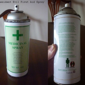 3 X Resident Evil First Aid Spray Labels, Digital Download - Etsy
