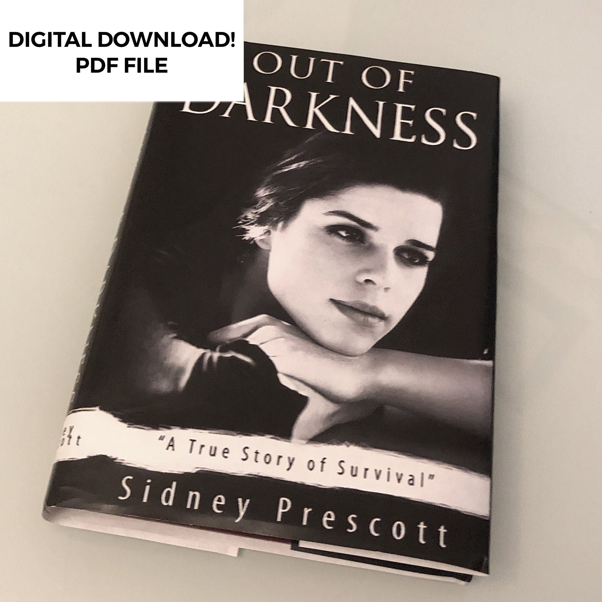 Scream 4 Sidney Prescotts Book Cover Prop Replica Digital - Etsy