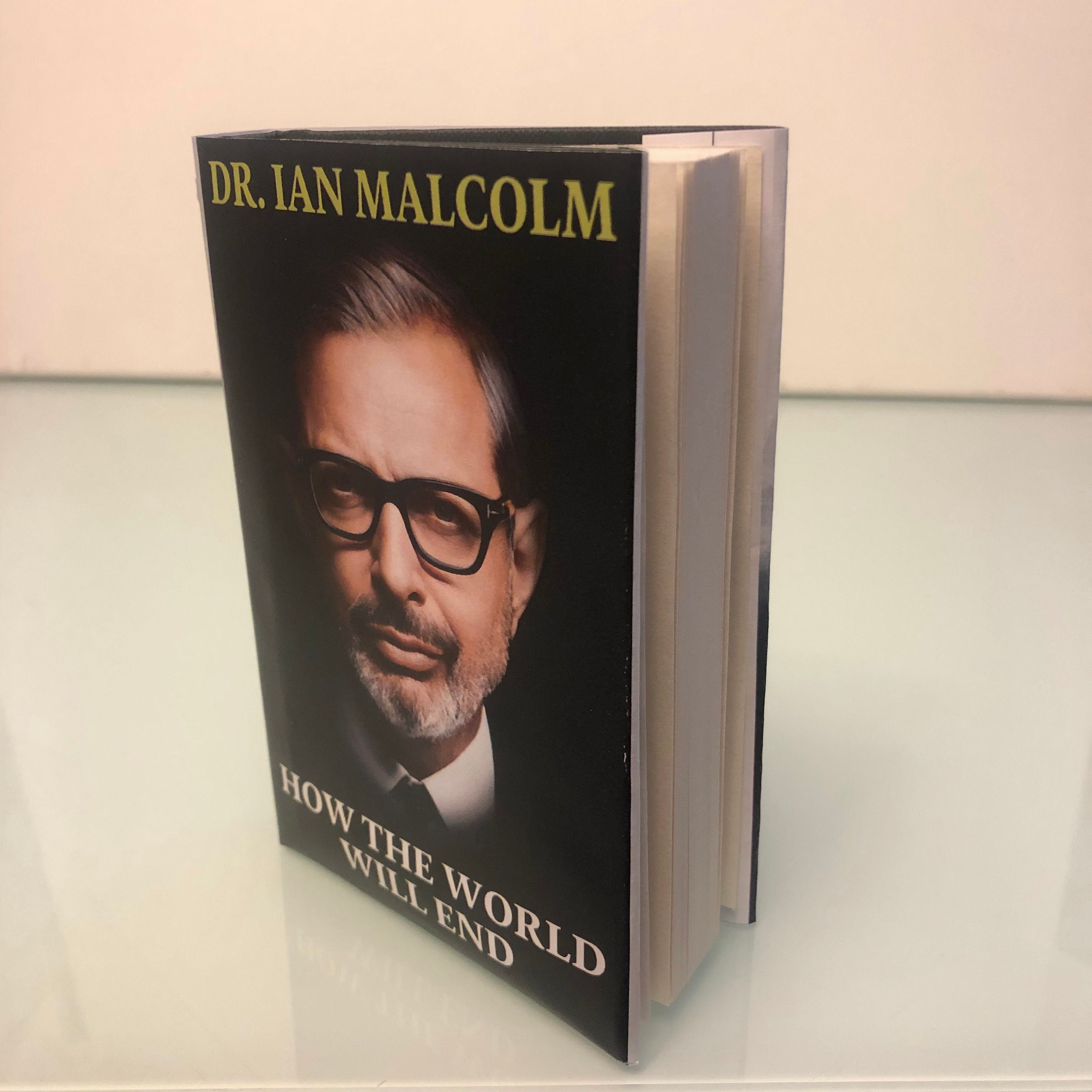 Jurassic World Ian Malcolm Book Cover Replica Prop PDF - Etsy Ireland