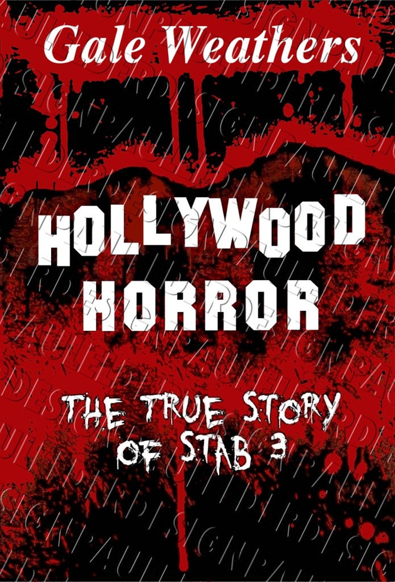 Scream Hollywood Horror Replica Prop Book Cover Digital - Etsy