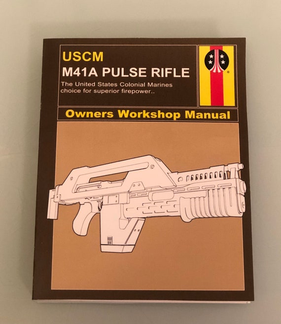Aliens Pulse Rifle Manual Cover Digital Download - Etsy