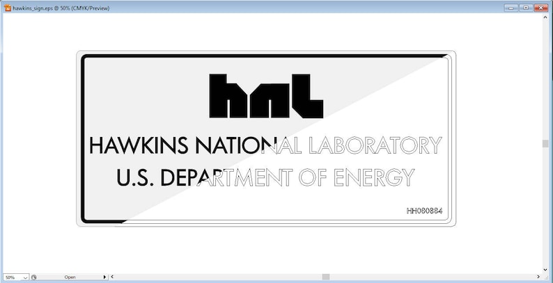 Stranger Things, Hawkins Laboratory Sign. PDF, AI and EPS Digital ...