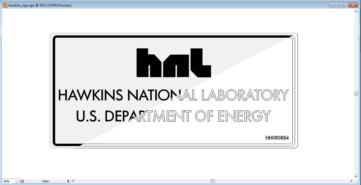 Stranger Things Hawkins Laboratory Sign. PDF AI and EPS - Etsy UK