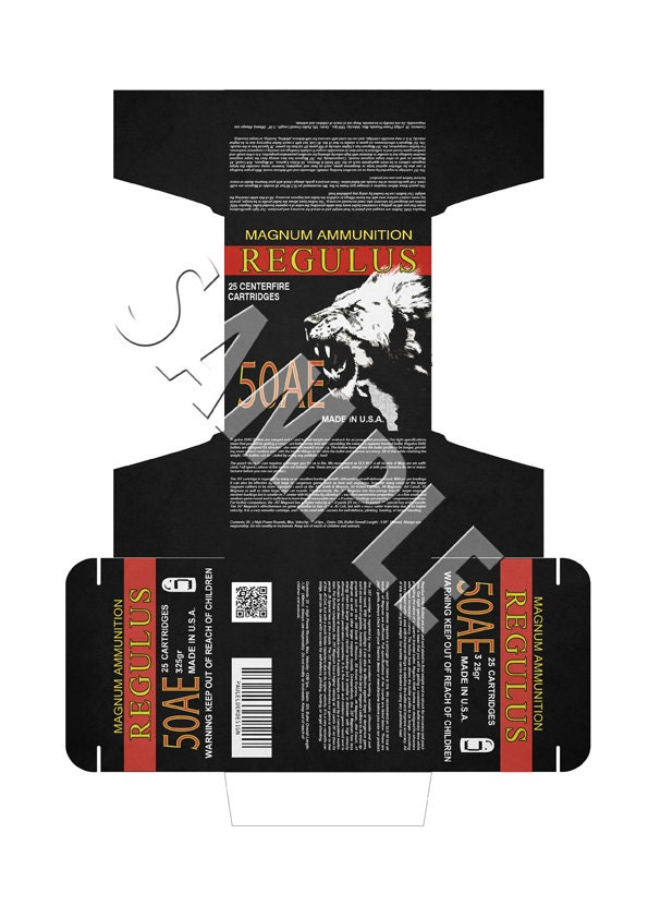 Resident Evil 2 Magnum Ammo Box's, Replica Cosplay Prop, Digital ...