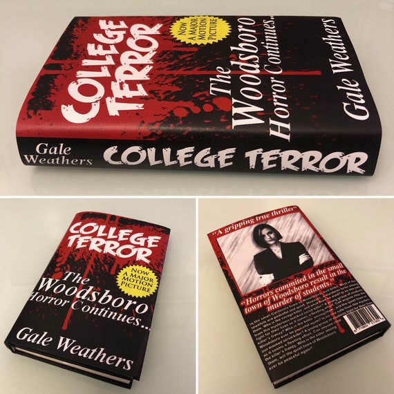 Scream College Terror Book Cover Prop Replica PDF Digital - Etsy