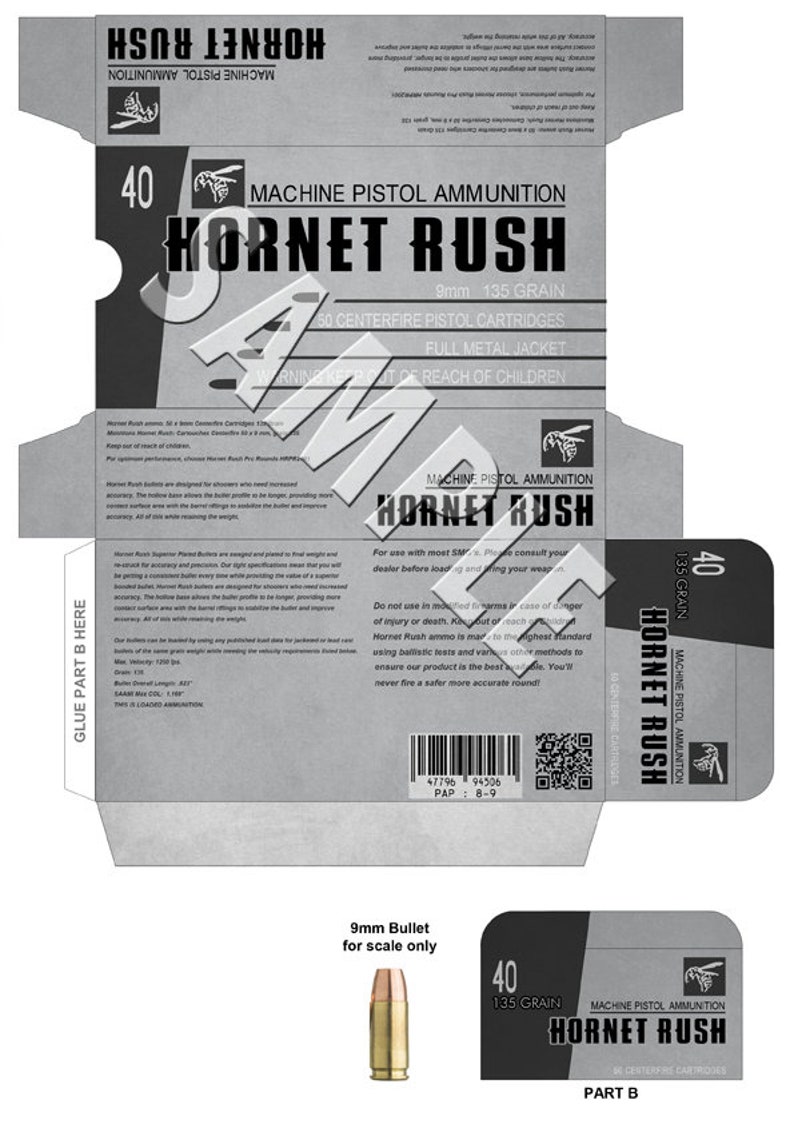 Resident Evil 2 SMG Ammo Box Replica Cosplay Prop Digital - Etsy