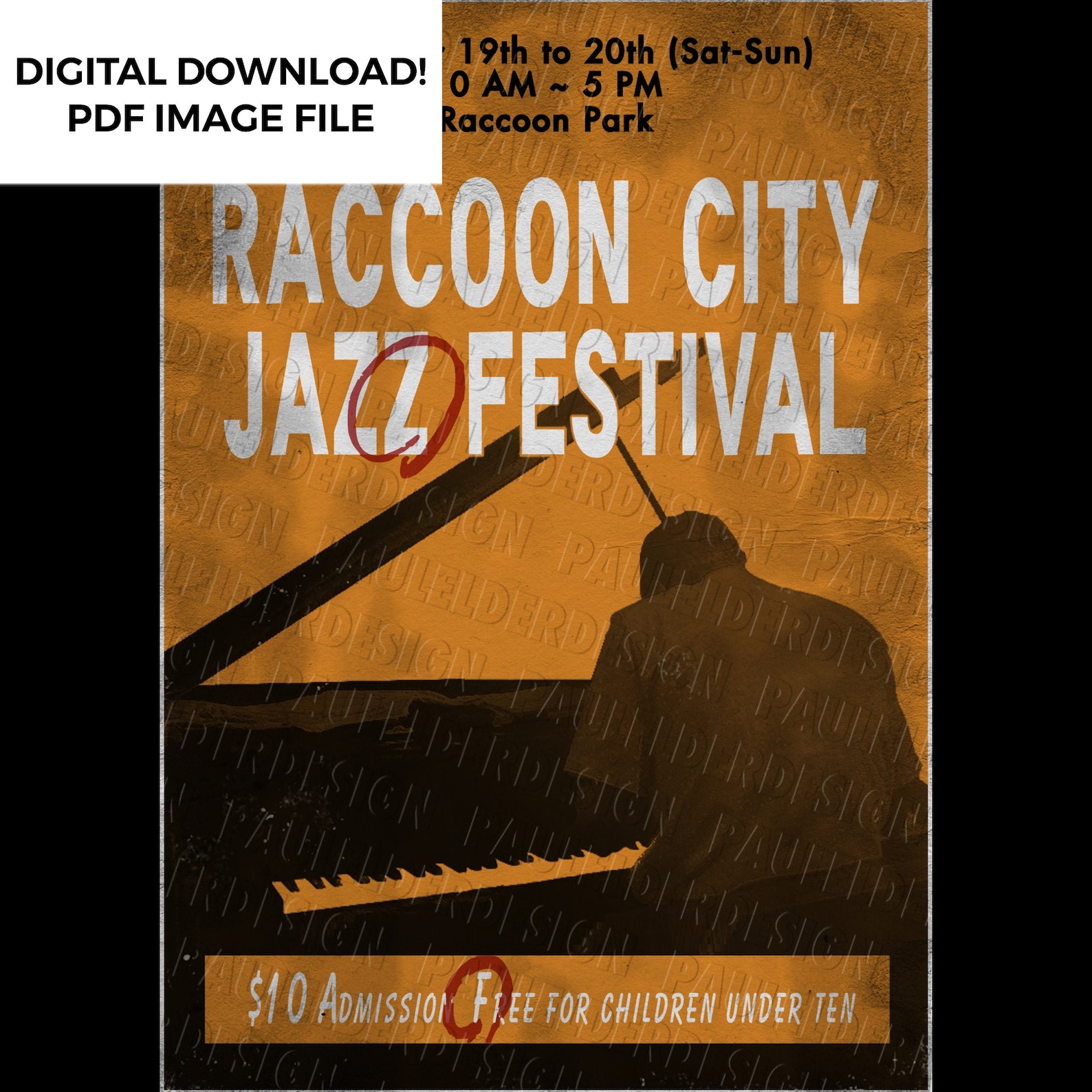 Resident Evil 2, Jazz Flyer, Prop, Replica, PDF, Digital Download - Etsy