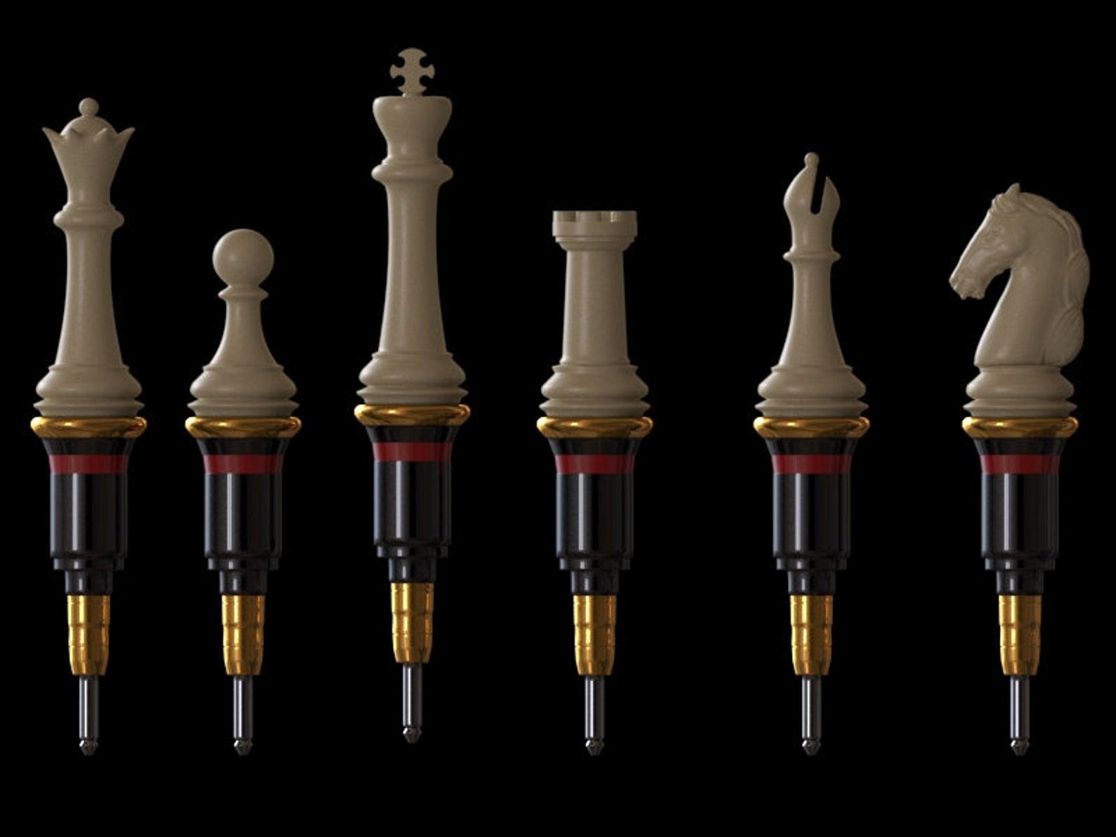 Resident Evil 2, Chess Plug, Prop, Replica, 3D Printing, STL Files ...
