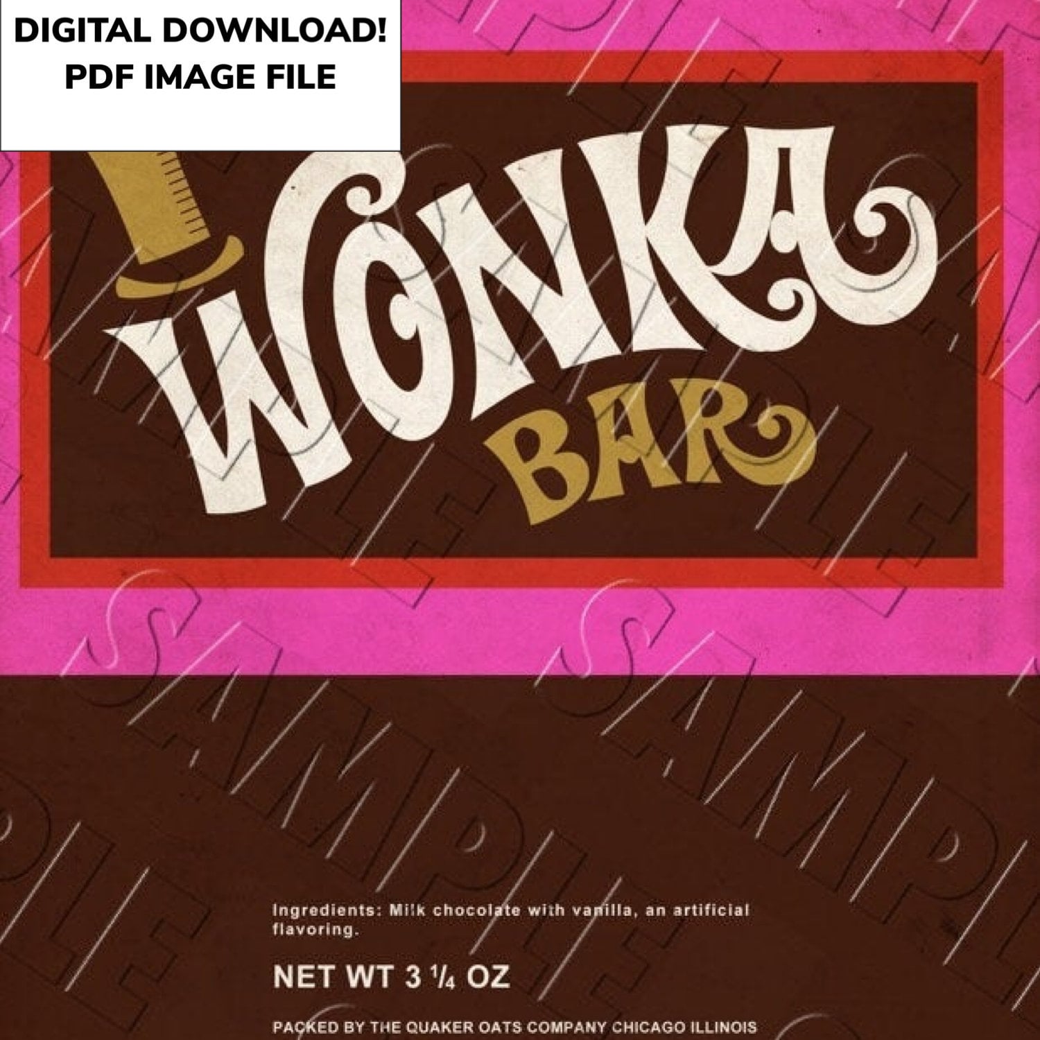 Wonka Bar Wrapper Pdf