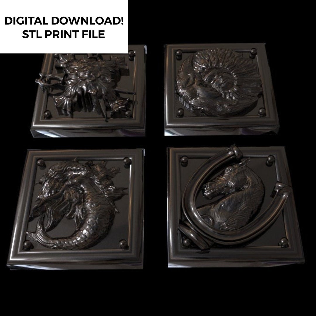 Resident Evil Village, Rose Flask, Crest Lids aggiorna 4 file STL per ...