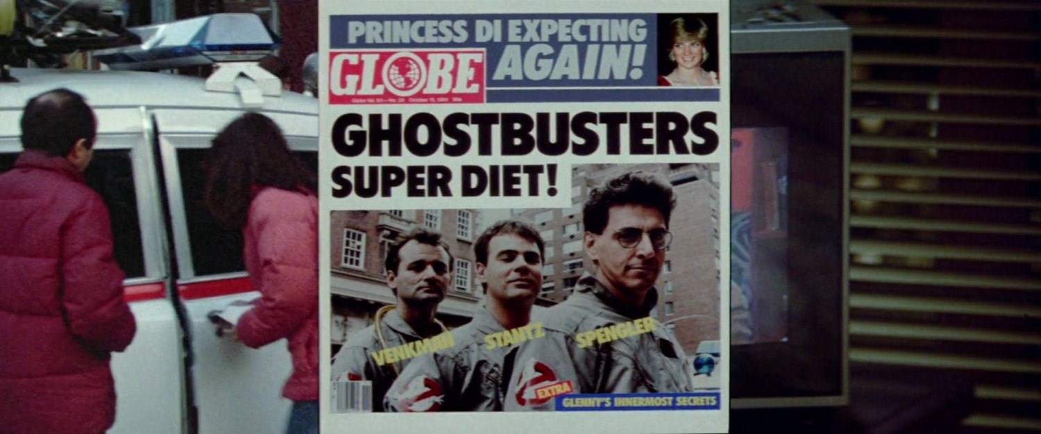 Ghostbusters GLOBE Newspaper Cover - Etsy UK