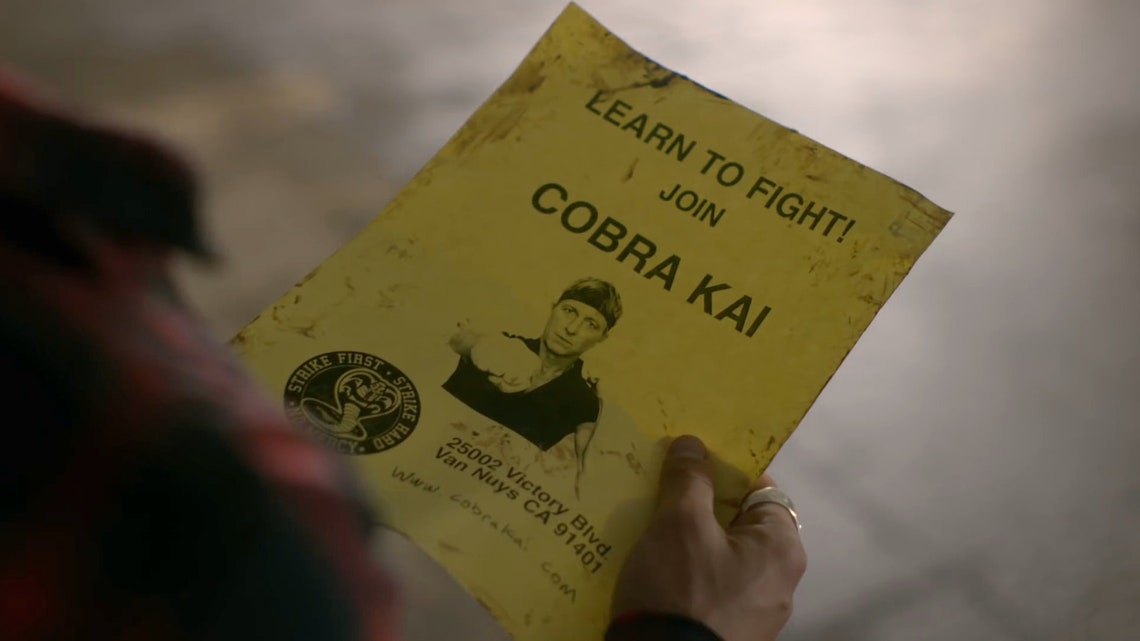 Cobra Kai Flyer Printable Prop - Etsy