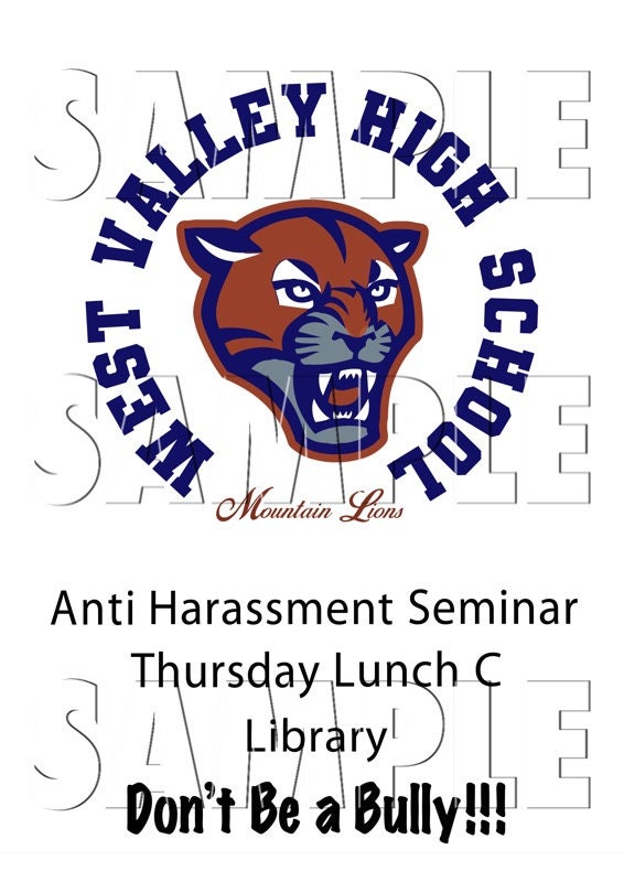 Cobra Kai Anti Bullying, Flyer, Poster, Replica Prop, Digital Download ...