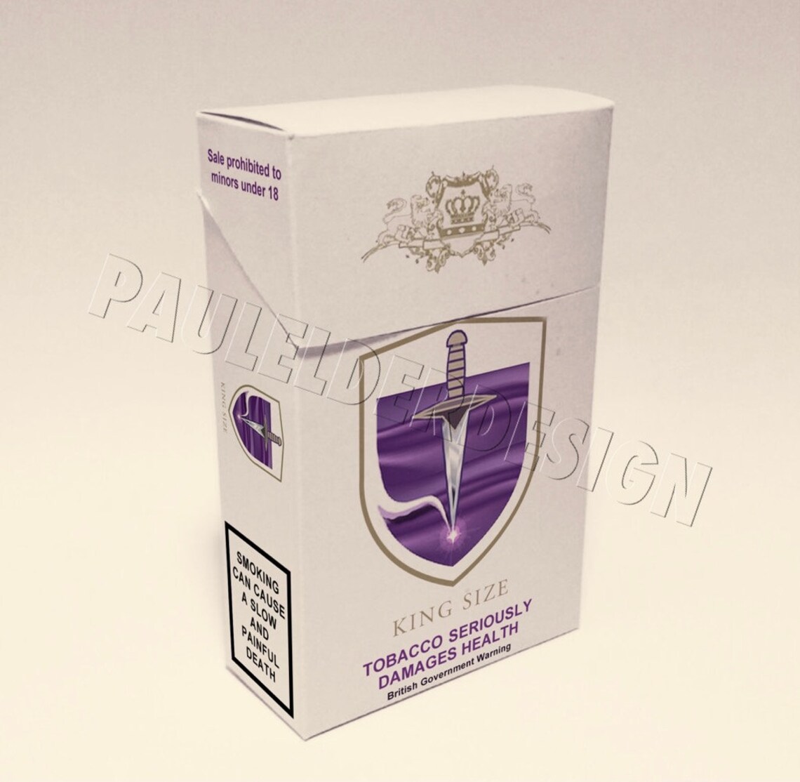 Constantine Cigarette packet template Digital Download | Etsy