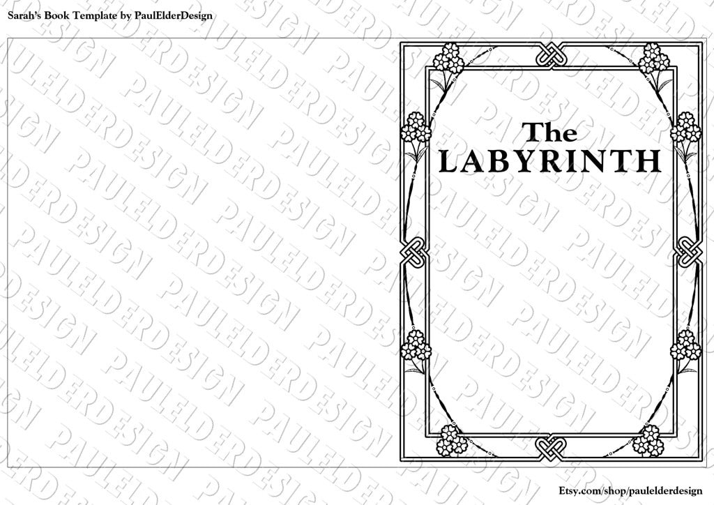 Sarah’s Book Cover, Labyrinth, Prop, Replica, Digital Download - Etsy ...