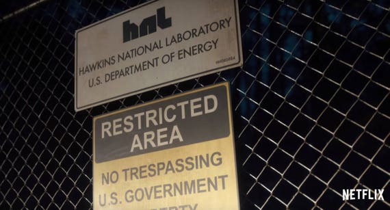 Stranger Things Hawkins Laboratory Sign. PDF AI and EPS | Etsy