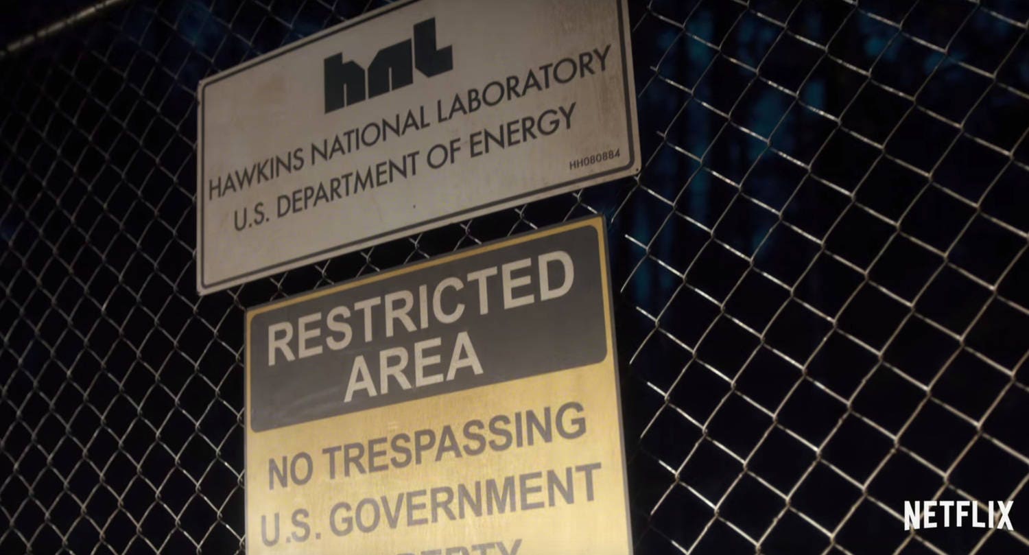 Stranger Things Hawkins Laboratory Sign. PDF AI and EPS | Etsy