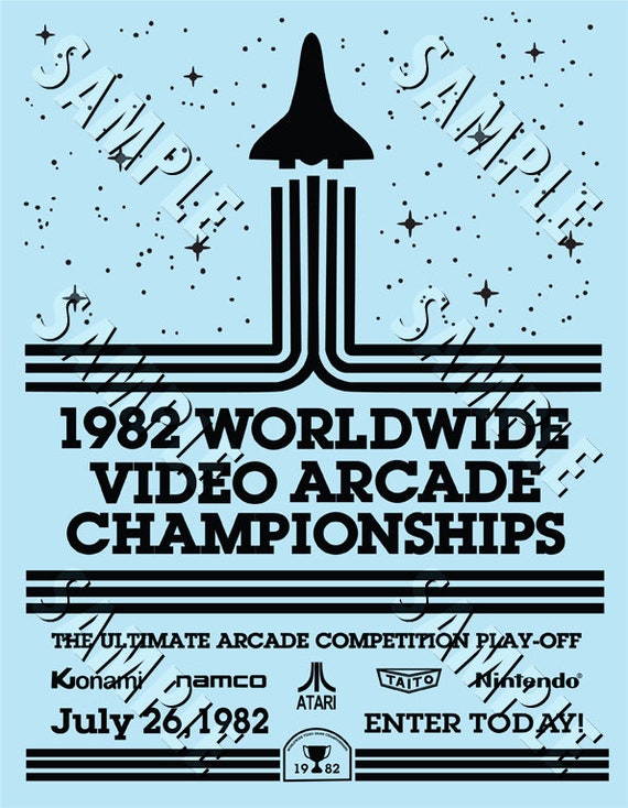 Pixels Arcade Poster Replica Prop Digital Download | Etsy