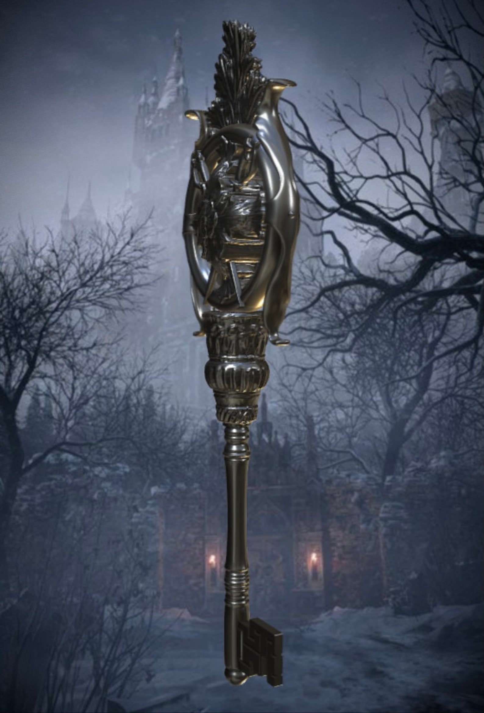 Resident Evil Village, Lady Dimitrescu, Key, Replica, Prop, STL File ...