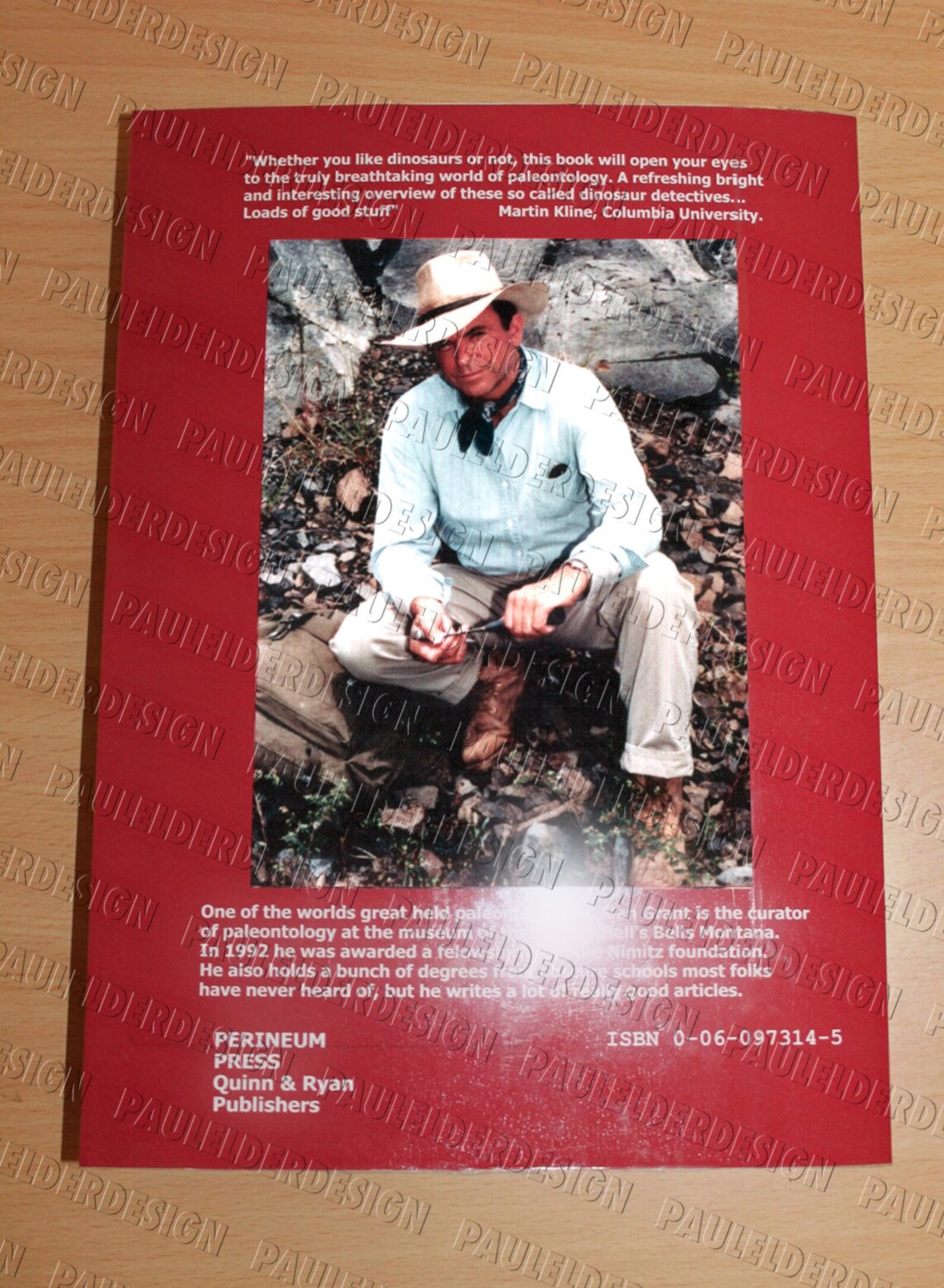 Alan Grant's Book Cover, Jurassic Park, Prop, Replica Digital Download ...