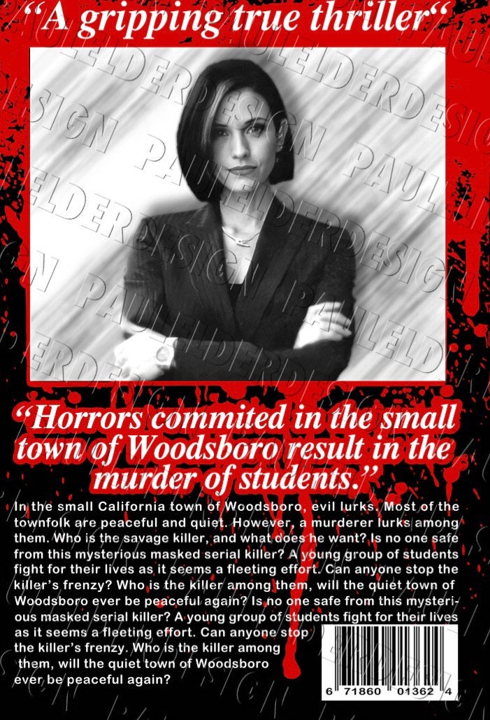 Scream College Terror Book Cover Prop Replica PDF Digital - Etsy