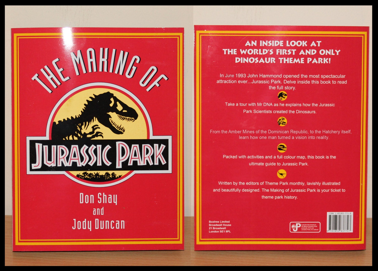 The Making of Jurassic Park Book Cover Digital Download - Etsy UK