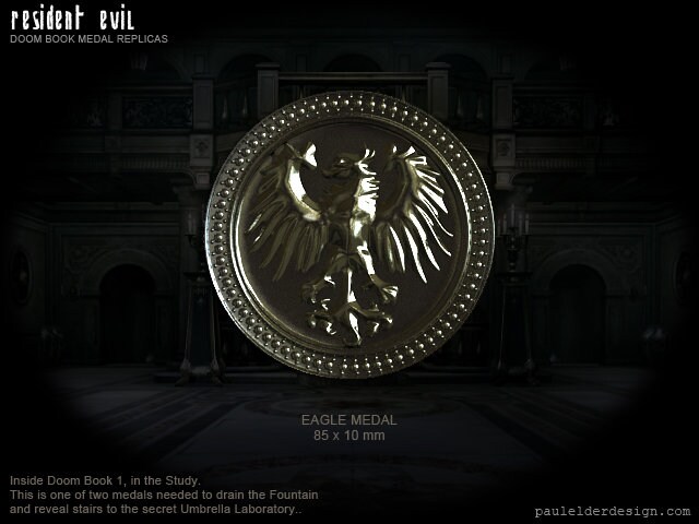 Resident Evil , Medals, STL File for 3D Printing. Digital Download Only ...