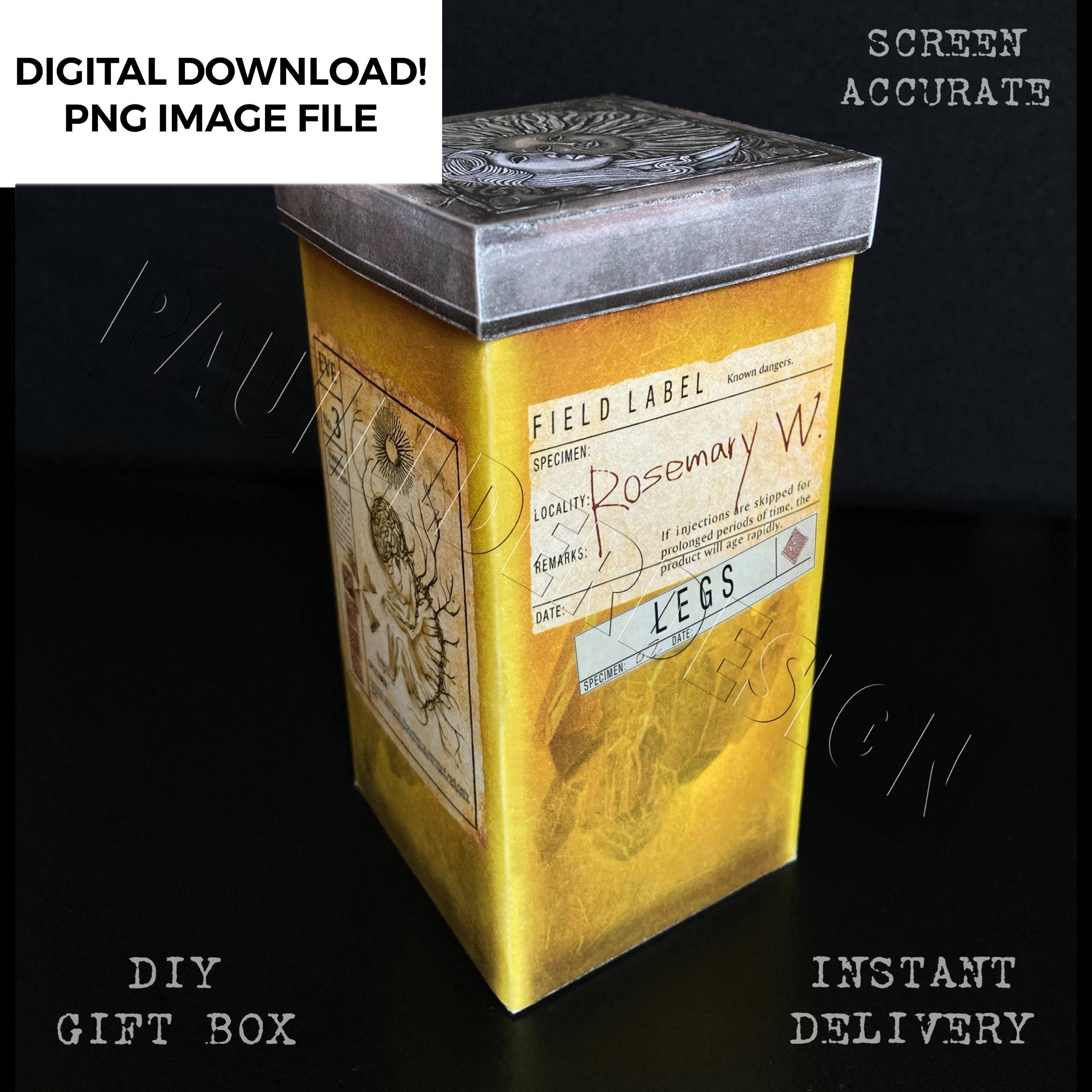 Resident Evil Village, Rose Flask, Papercraft, Gift Box, Digital ...