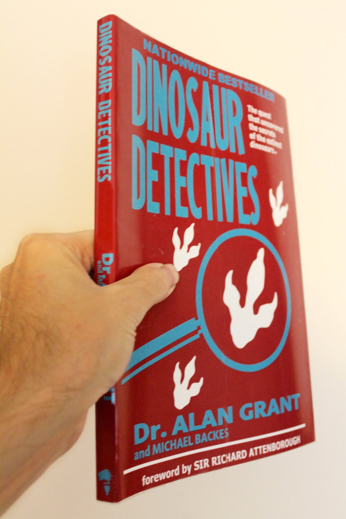 Alan Grant's book cover Jurassic Park Prop Replica | Etsy