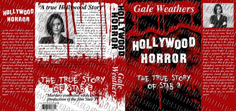 Scream Hollywood Horror Replica Prop Book Cover Digital - Etsy
