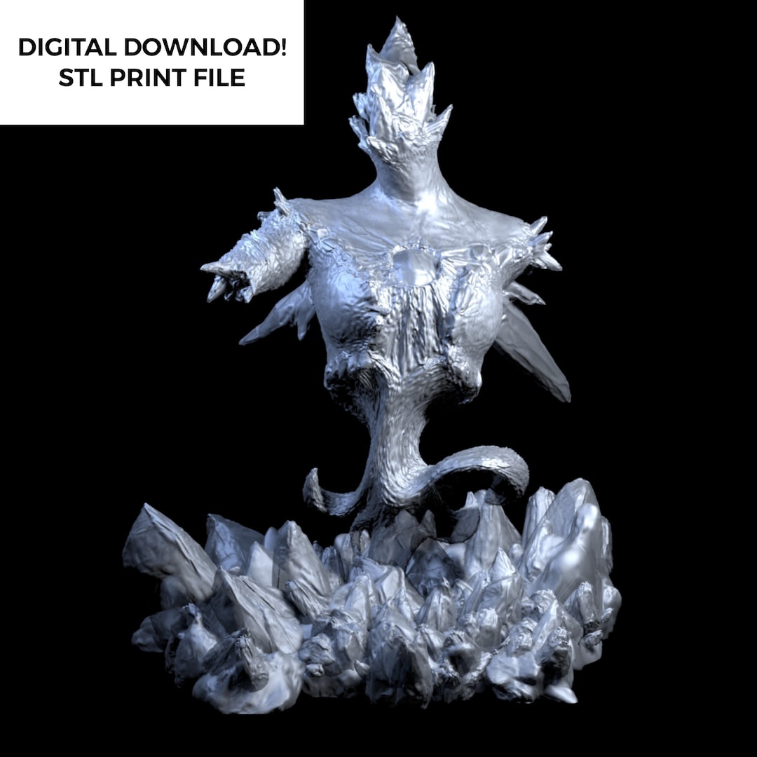 Resident Evil Village, Dimitrescu Daughters, Crystal Torso, Statue, STL ...