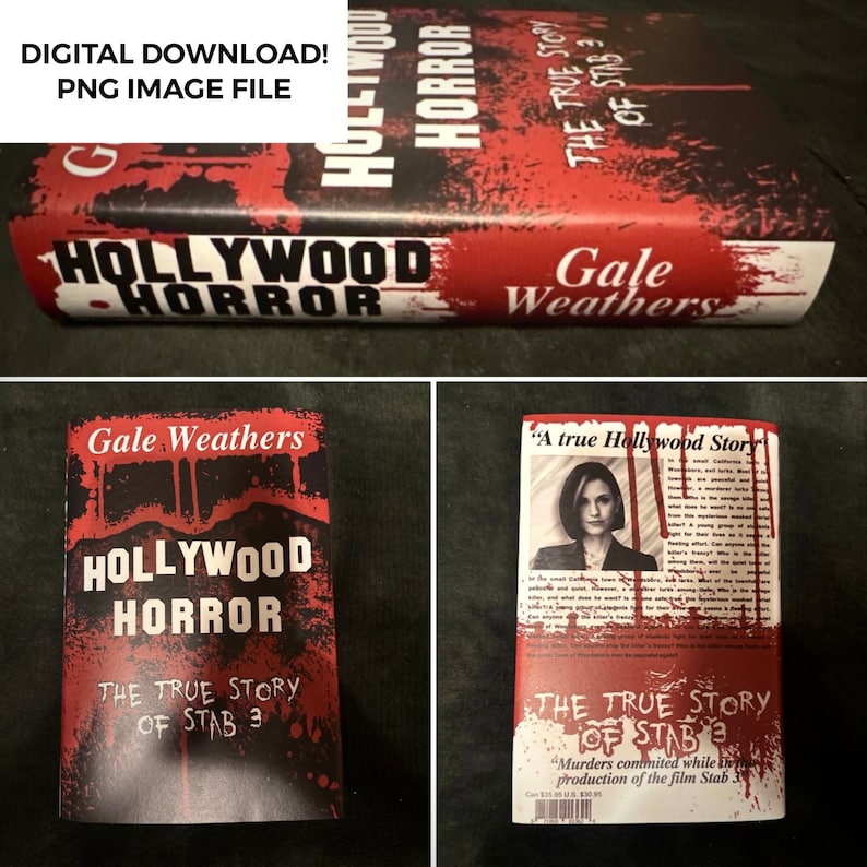 Scream Hollywood Horror Replica Prop Book Cover Digital - Etsy