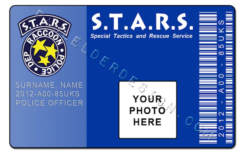 Resident Evil Umbrella and STARS Id's Digital Download - Etsy