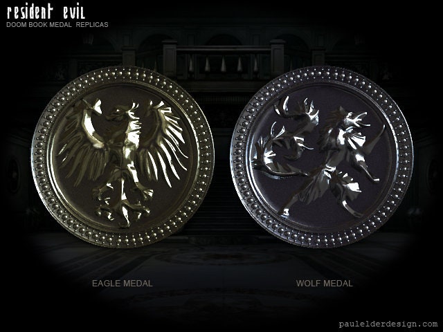 Resident Evil , Medals, STL File for 3D Printing. Digital Download Only ...