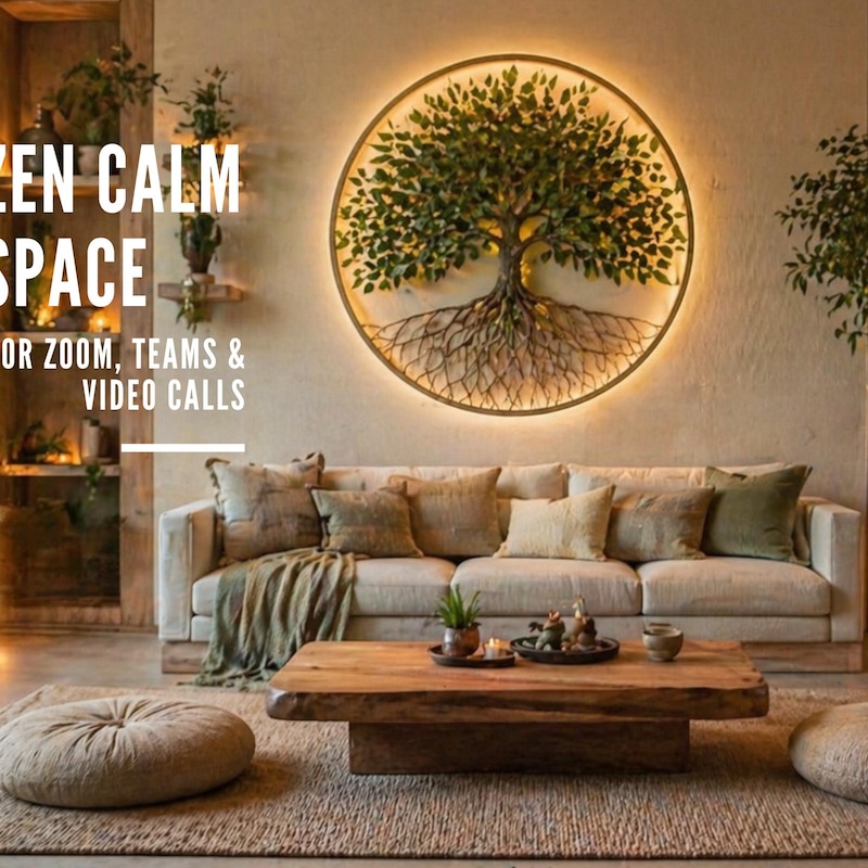 Zen Office Backdrop - Etsy