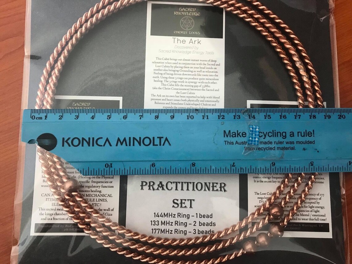 Tensor Rings Trio Practitioner Set Healing Rings Copper - Etsy