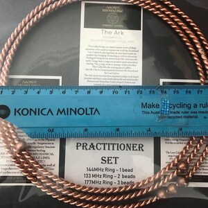 Tensor Rings Trio Practitioner Set , Healing Rings , Copper Ring Unisex ...