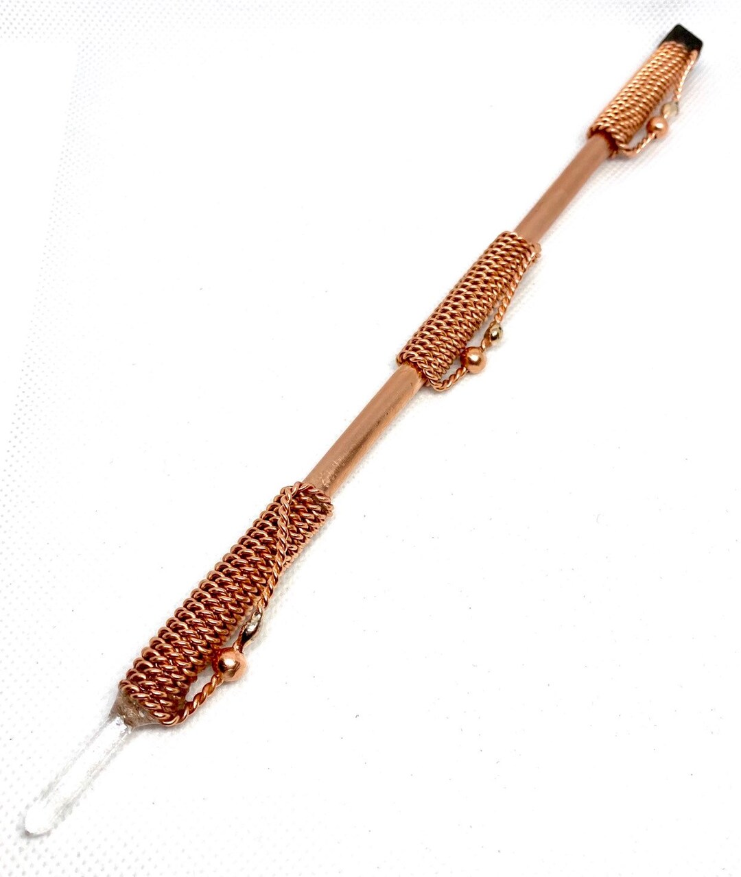Triple Acuvac Healing Wand Copper Wand Reiki Tool Tensor Ring Unique ...