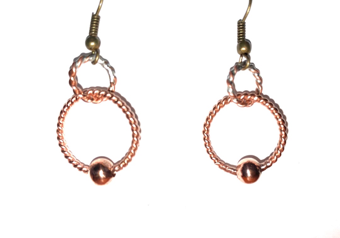 1/16 Gympie Dreamtime Ear Rings Bead, Tensor Rings, Copper Rings, Emf ...