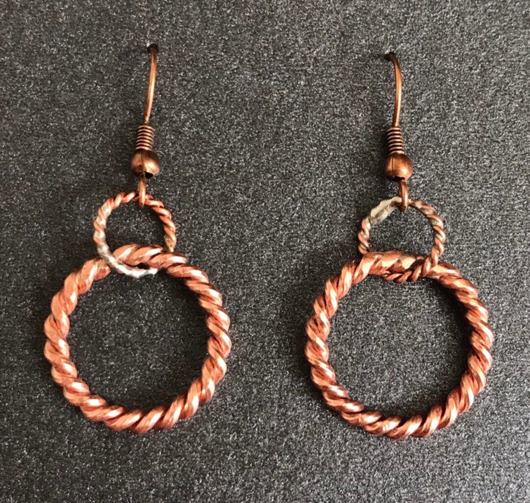 1/16 Gympie Dreamtime Ear Rings, Tensor Rings, Copper Rings, Emf ...