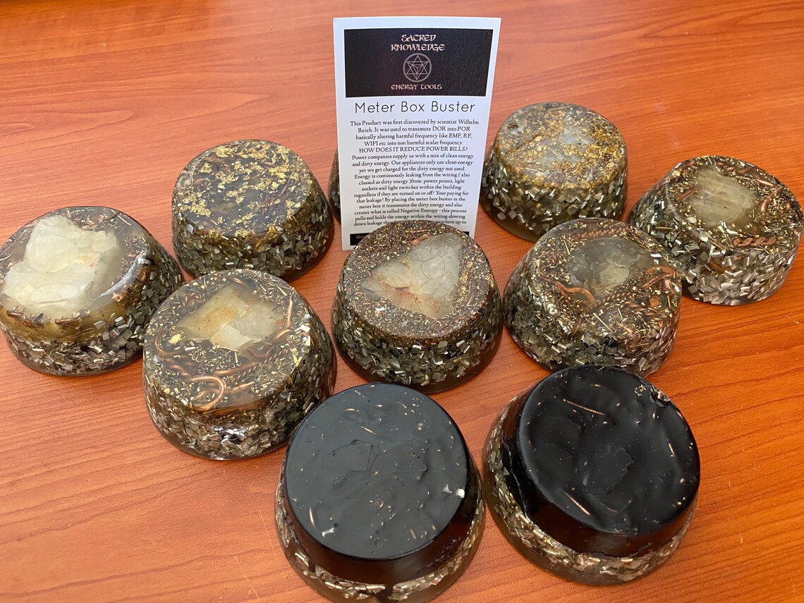 Meterbox Busters Tensor Rings Resin Art Emf Protection - Etsy
